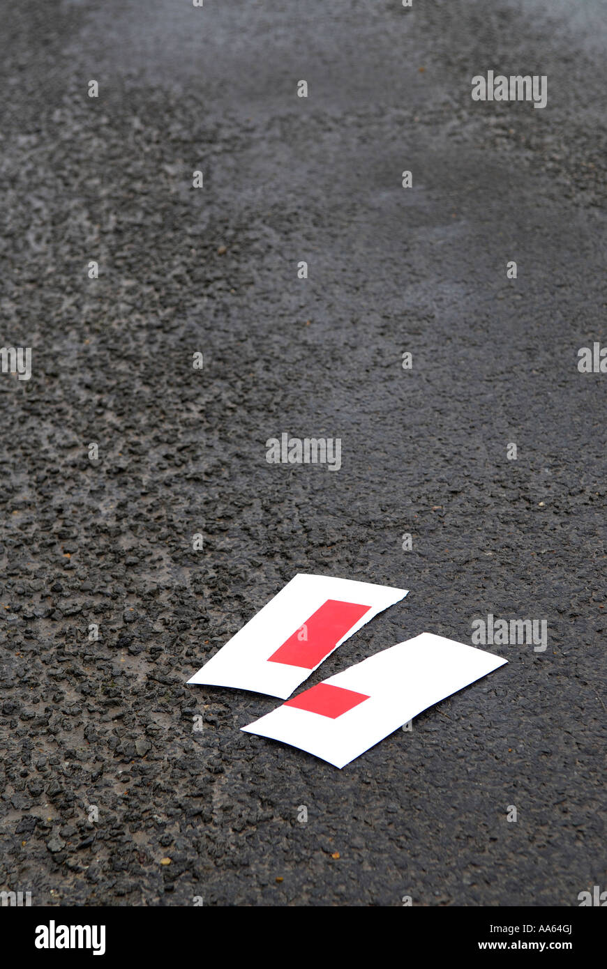 Learner plate ripped hi-res stock photography and images - Alamy