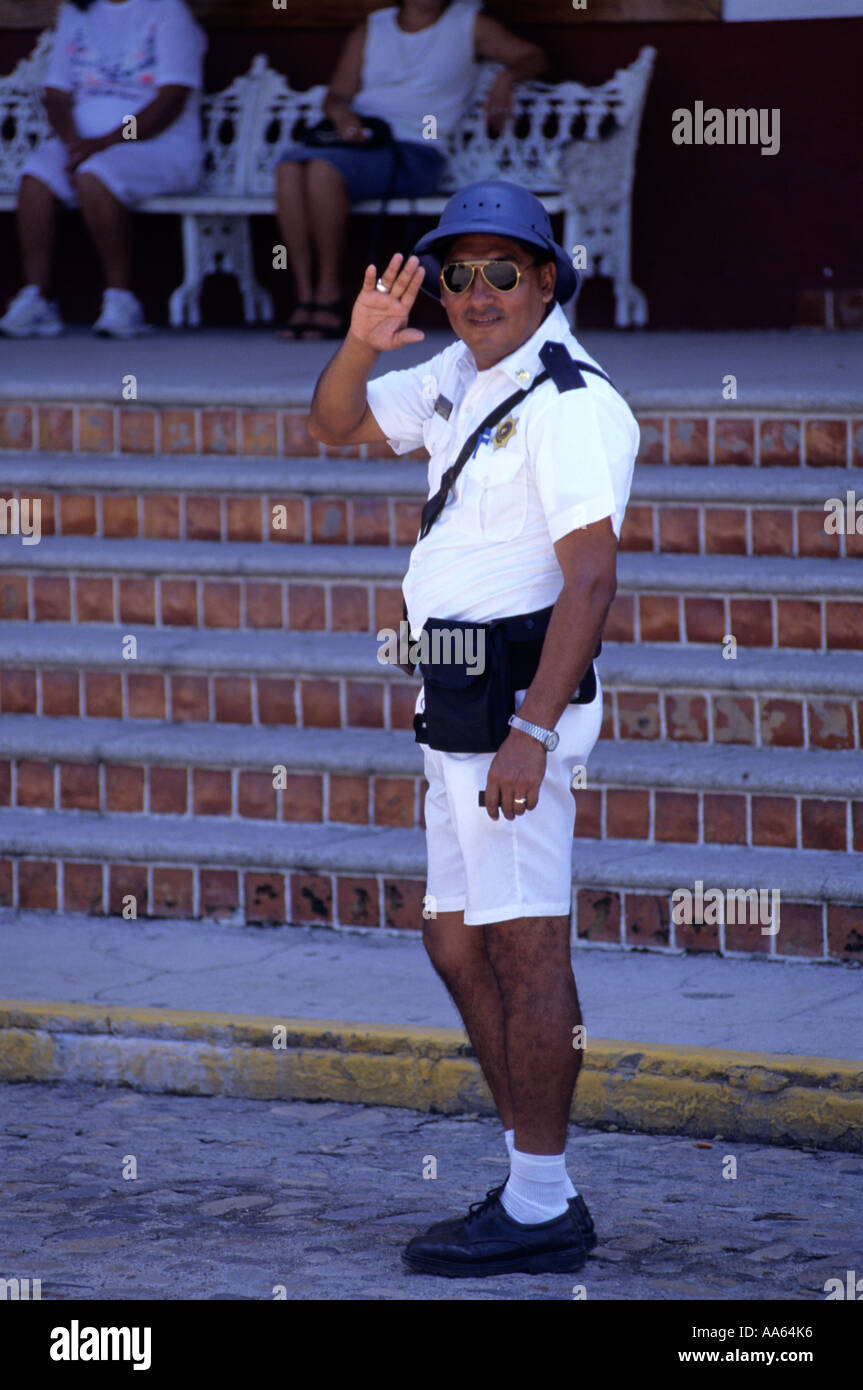 Mexican Police officer Puerto Vallarta Mexico Stock Photo - Alamy