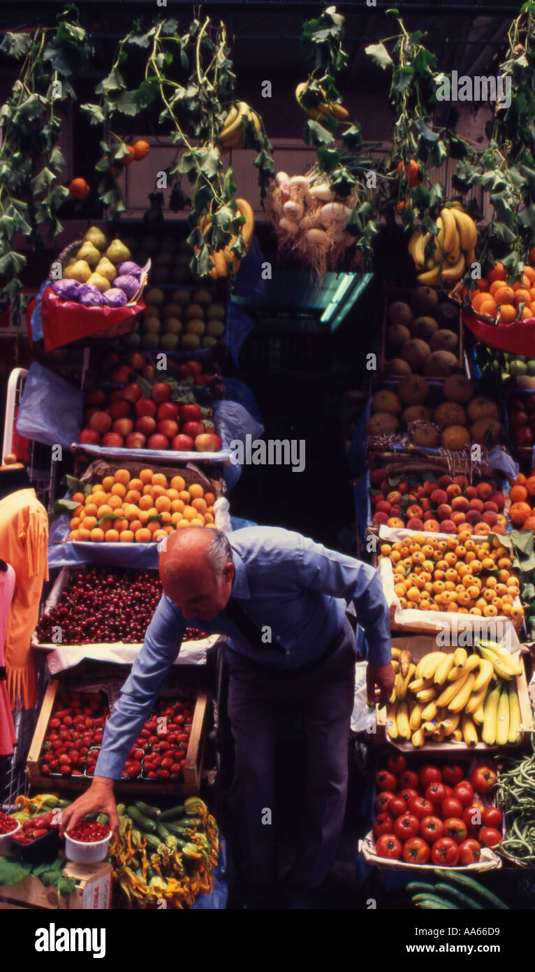 Greece Corfu Fruit and Vegetable Shop in the Old Town Stock Photo - Alamy