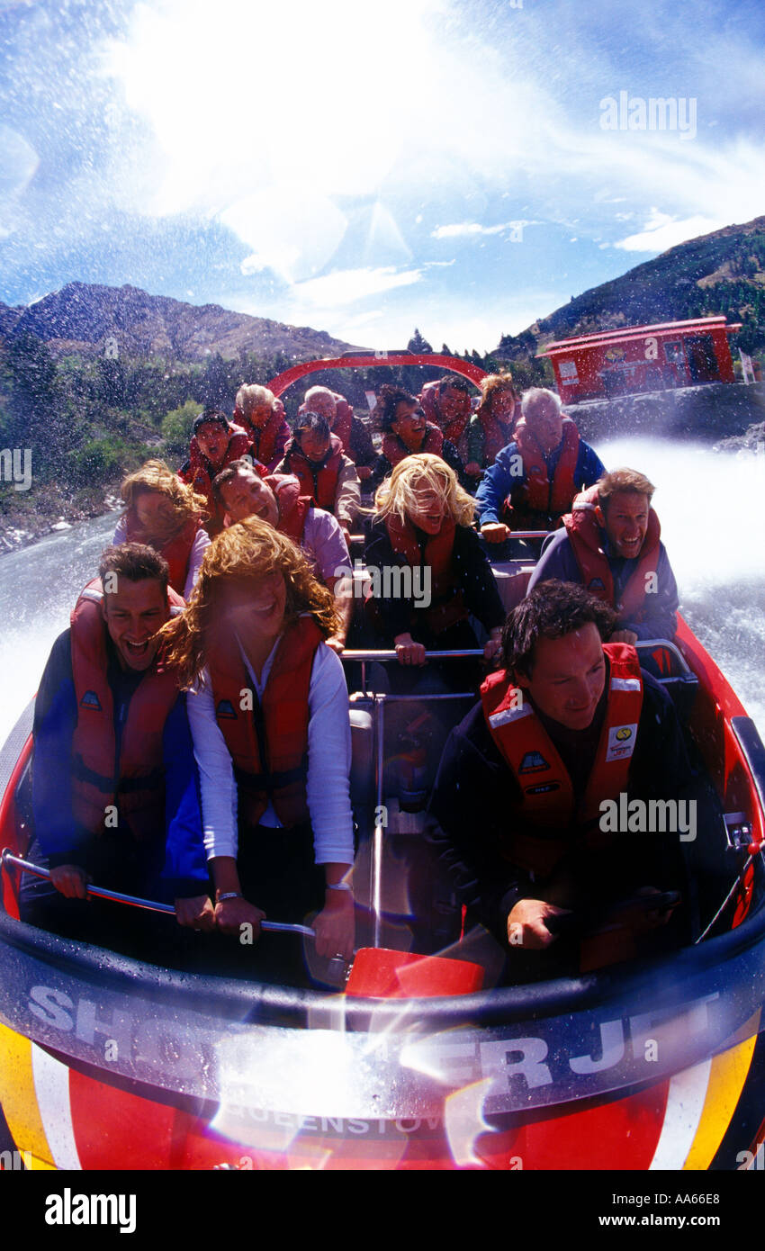 High speed spin Hamilton Turn Shotover Jet Queenstown New Zealand Model ...