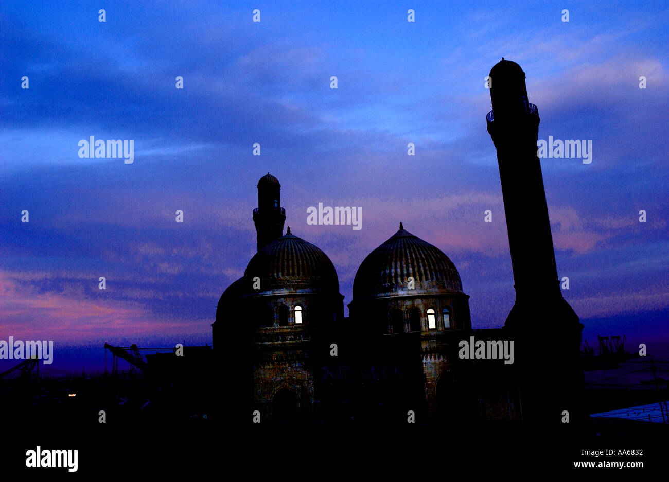 The main mosque that was destroyed by the Communist Soviet Union and ...