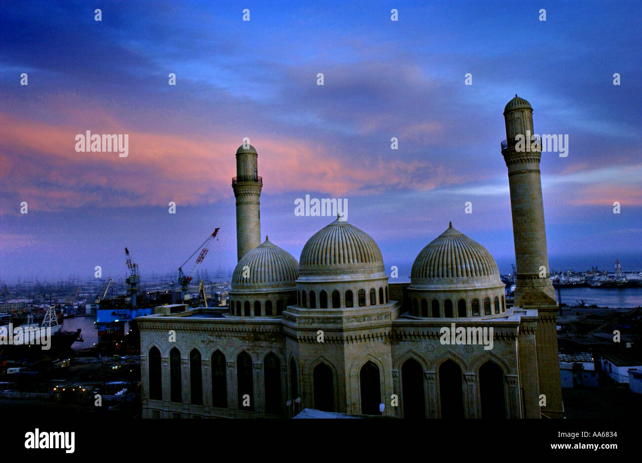 The main mosque that was destroyed by the Communist Soviet Union and ...