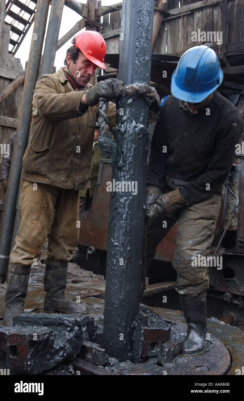 Azerbaijan oil workers hi-res stock photography and images - Alamy