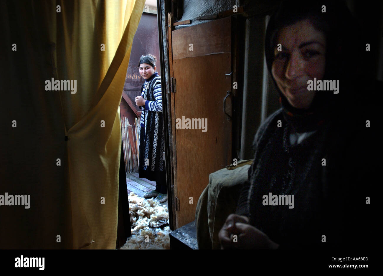 Imishli Distric Azerbaijan January 12 2003 The family of Mehman Hussain ...