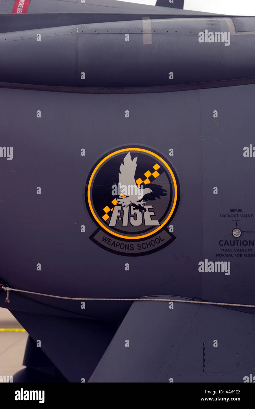 United States Air Force F-15E Strike Eagle Weapons School Emblem ...