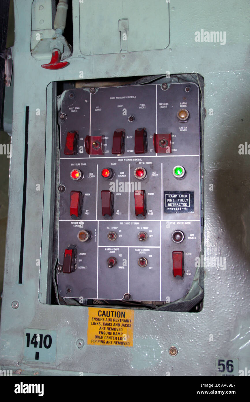 Lockheed United States Air Force C-141C Starlifter Rear Ramp Control ...