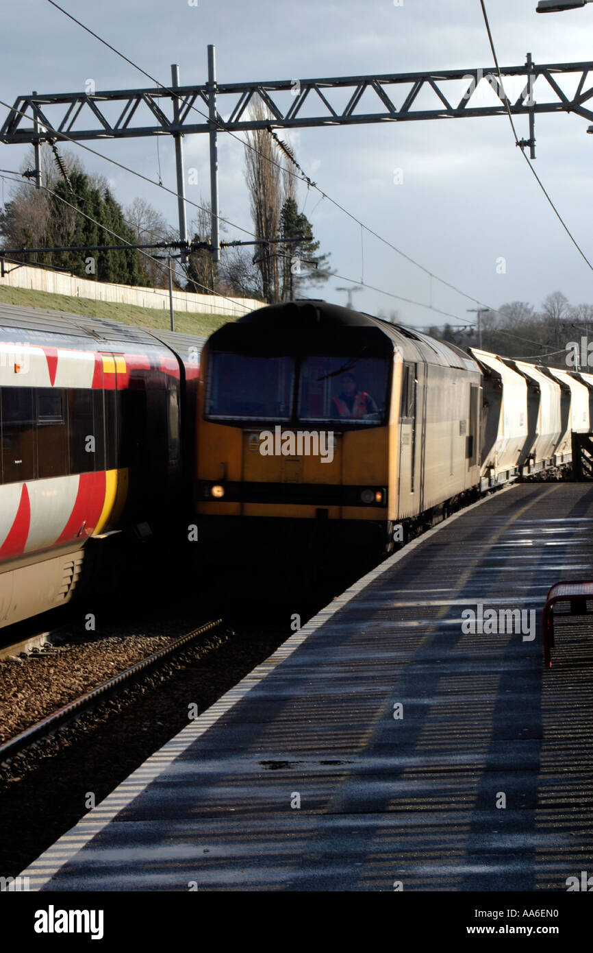 English freight train hi-res stock photography and images - Alamy
