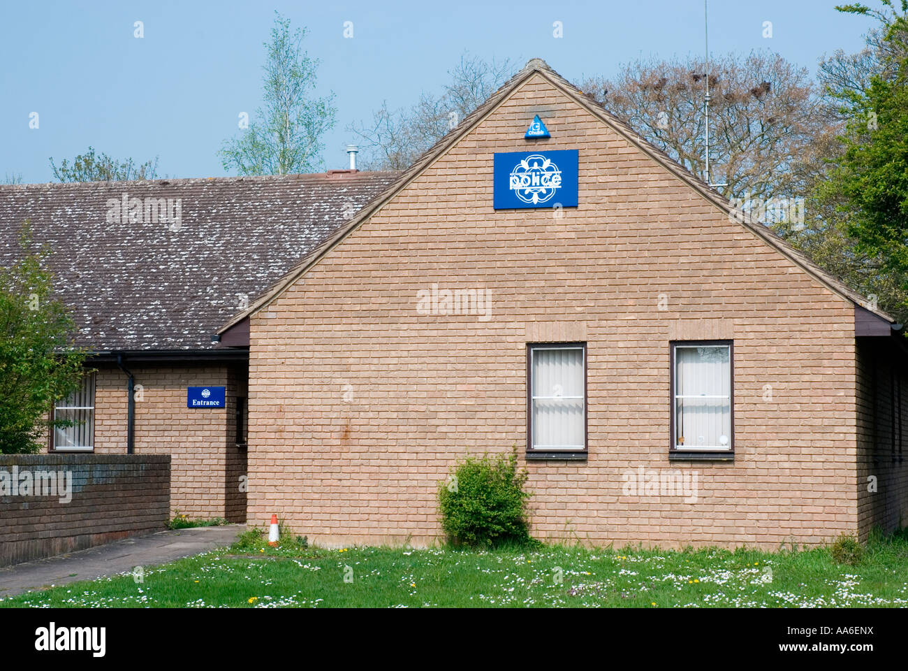 Local police station , Oundle Town Stock Photo - Alamy