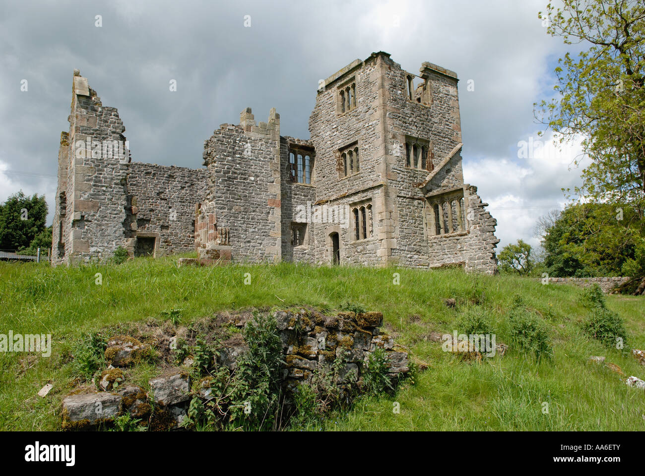 Throwley Hall Stock Photo - Alamy