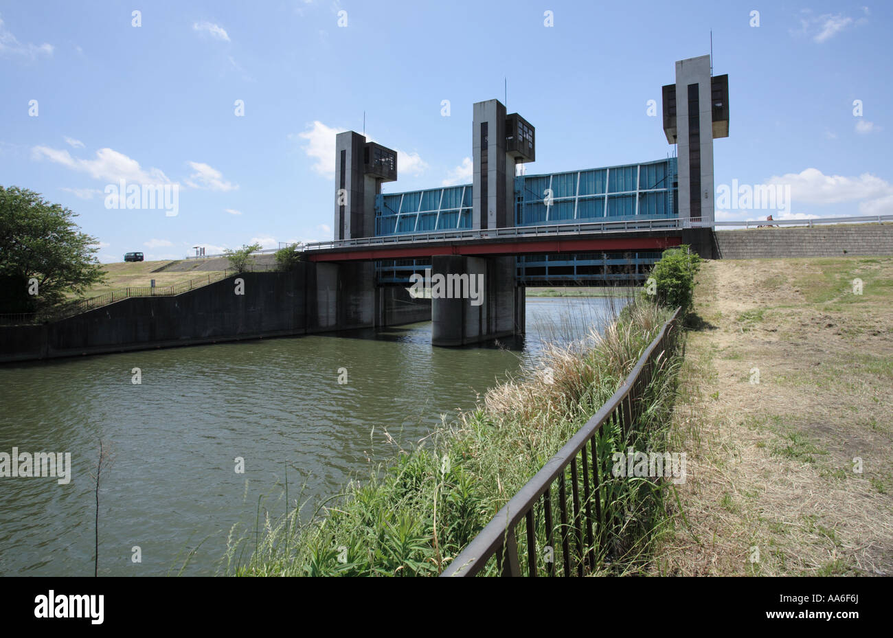 River in Matsudo City, Chiba Prefecture, Japan Stock Photo - Alamy