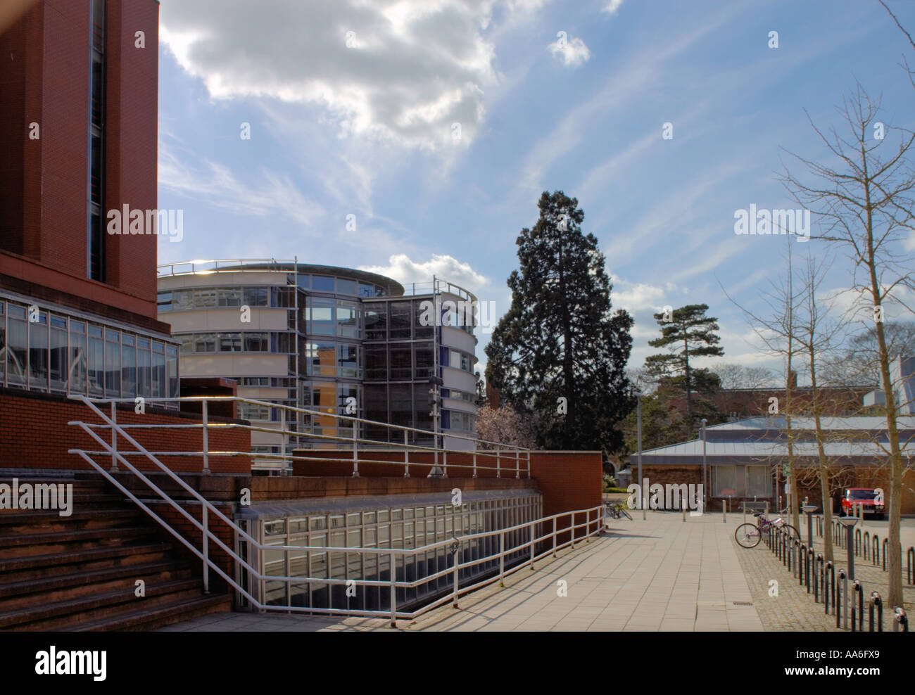 Cambridge University the modern architecture of the campus including ...