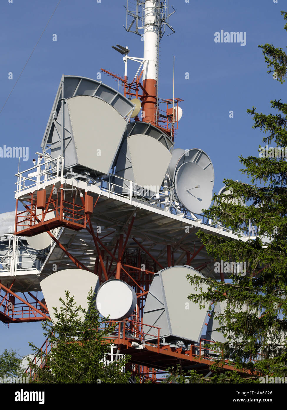 Satellite dish tower hi-res stock photography and images - Alamy