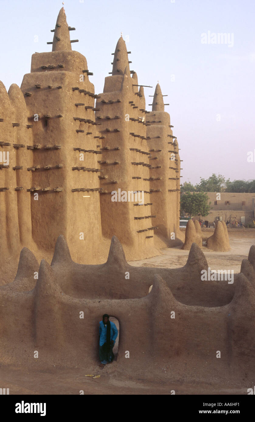 Great Mosque - Djenne, MALI Stock Photo - Alamy