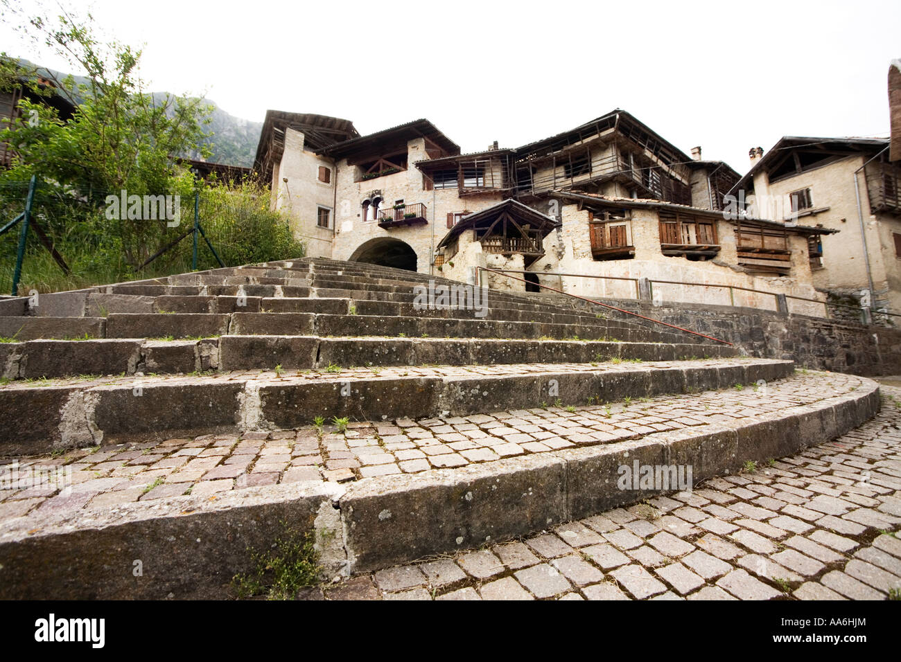 Rango, medieval ancient village in Trentino Alto Adige, Italy Stock ...