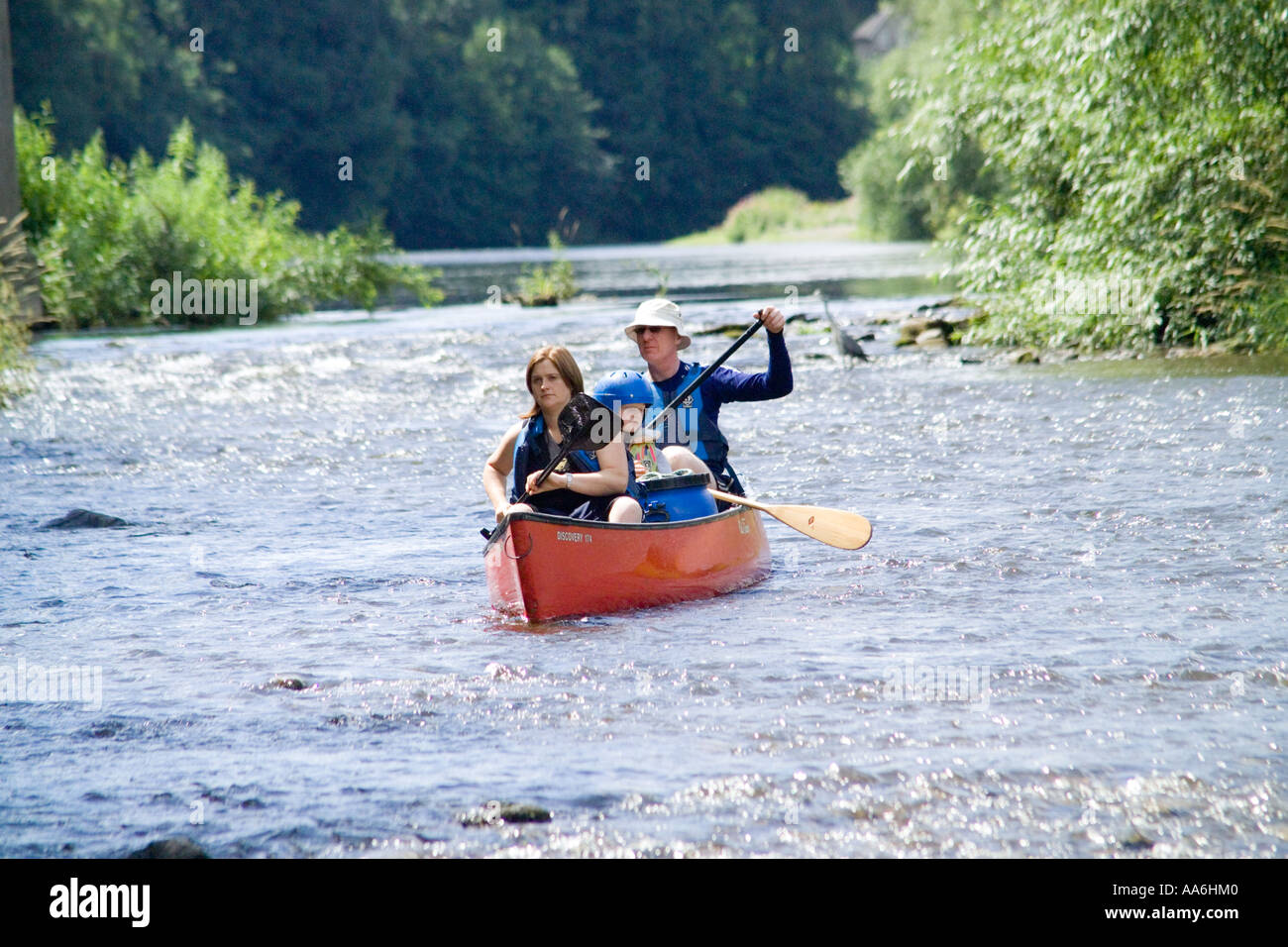 River wye wales canoe hi-res stock photography and images - Alamy