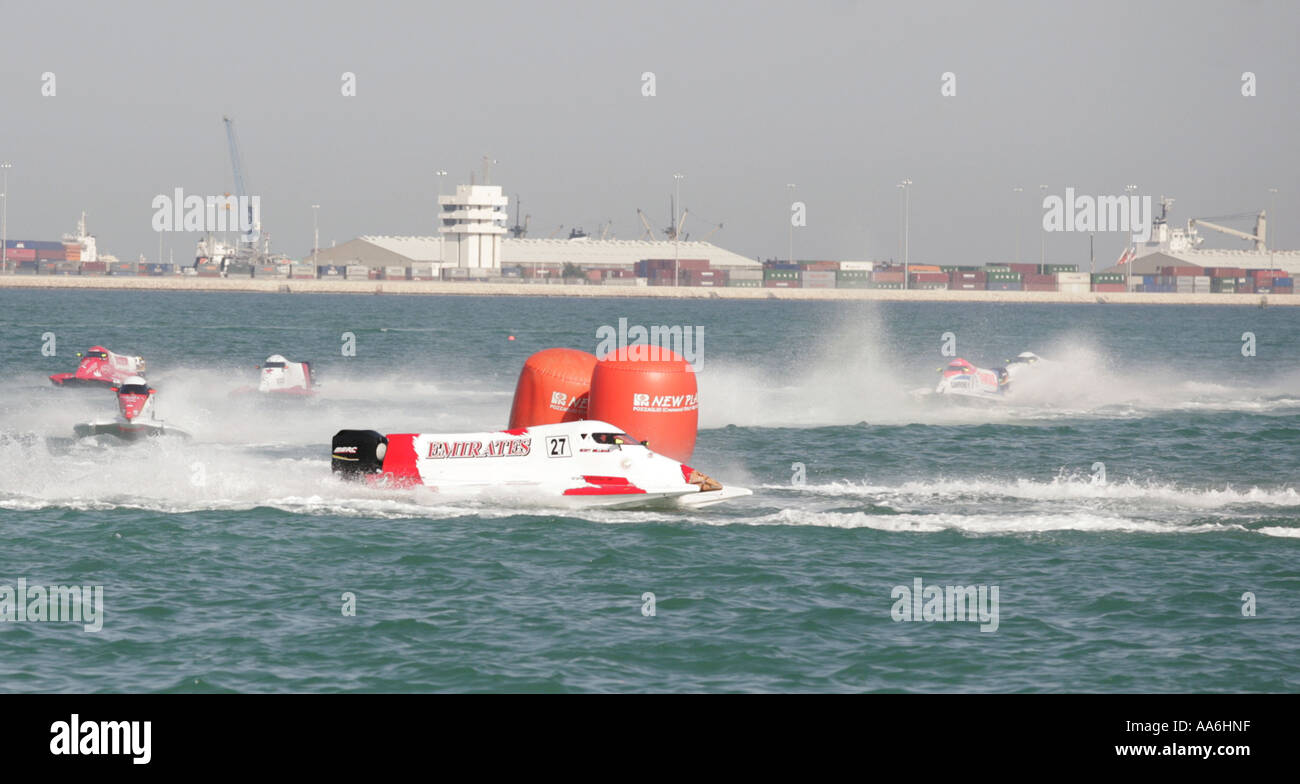 Emirate s Team's Scott Gillman in action at the UIM Formula One ...