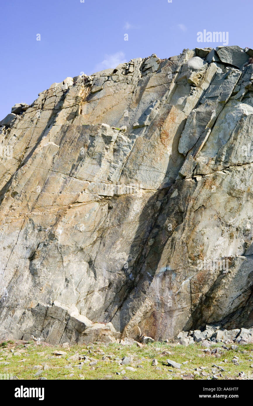 Geology industry quarries rocks stone pembrokeshire hi-res stock ...