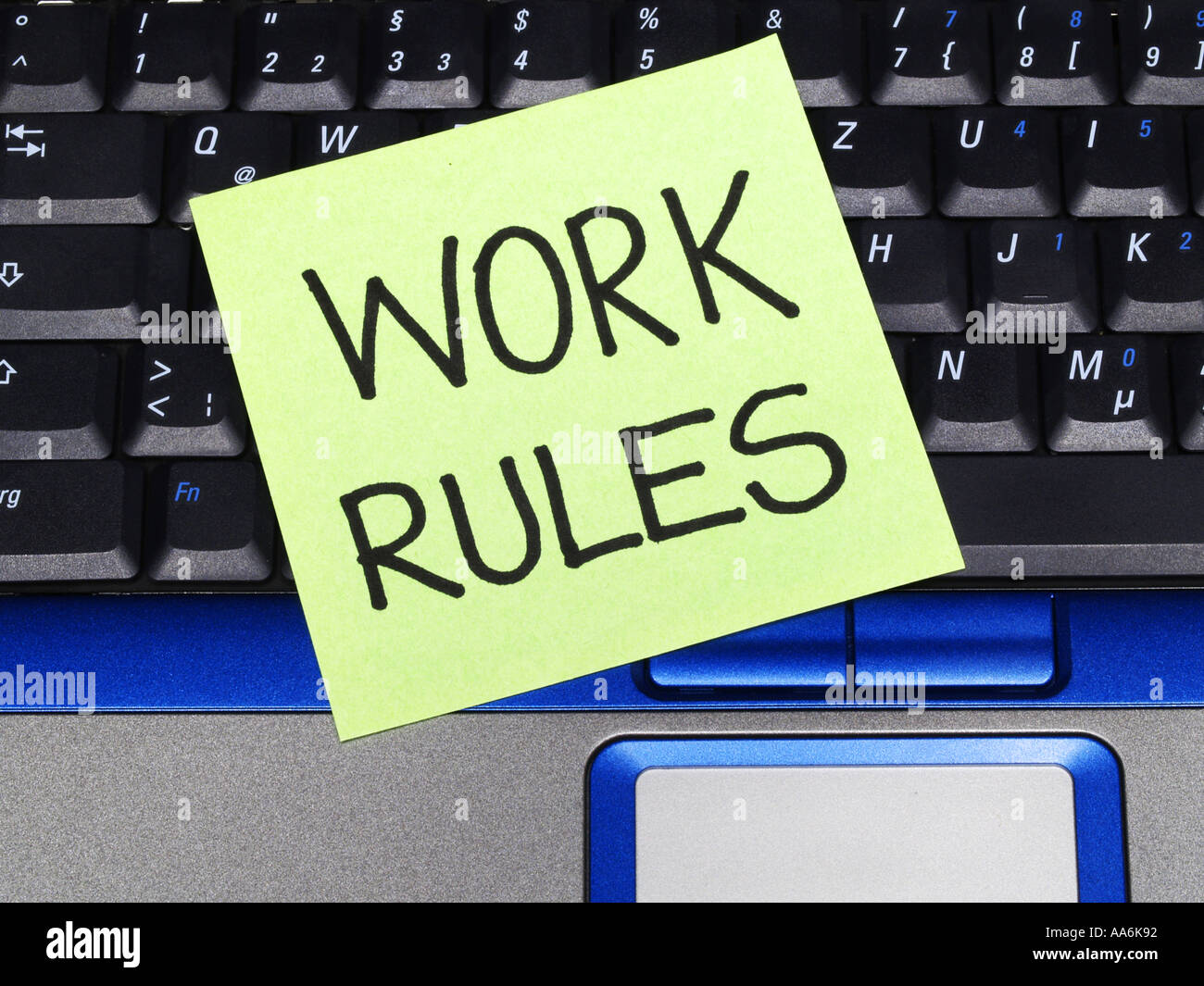 Work rules office hi-res stock photography and images - Alamy