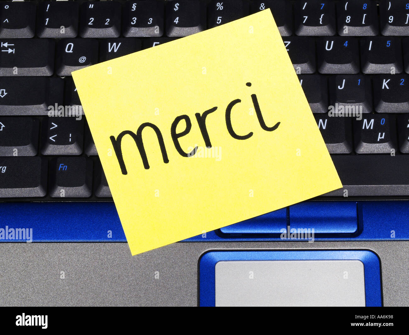 Merci note hi-res stock photography and images - Alamy