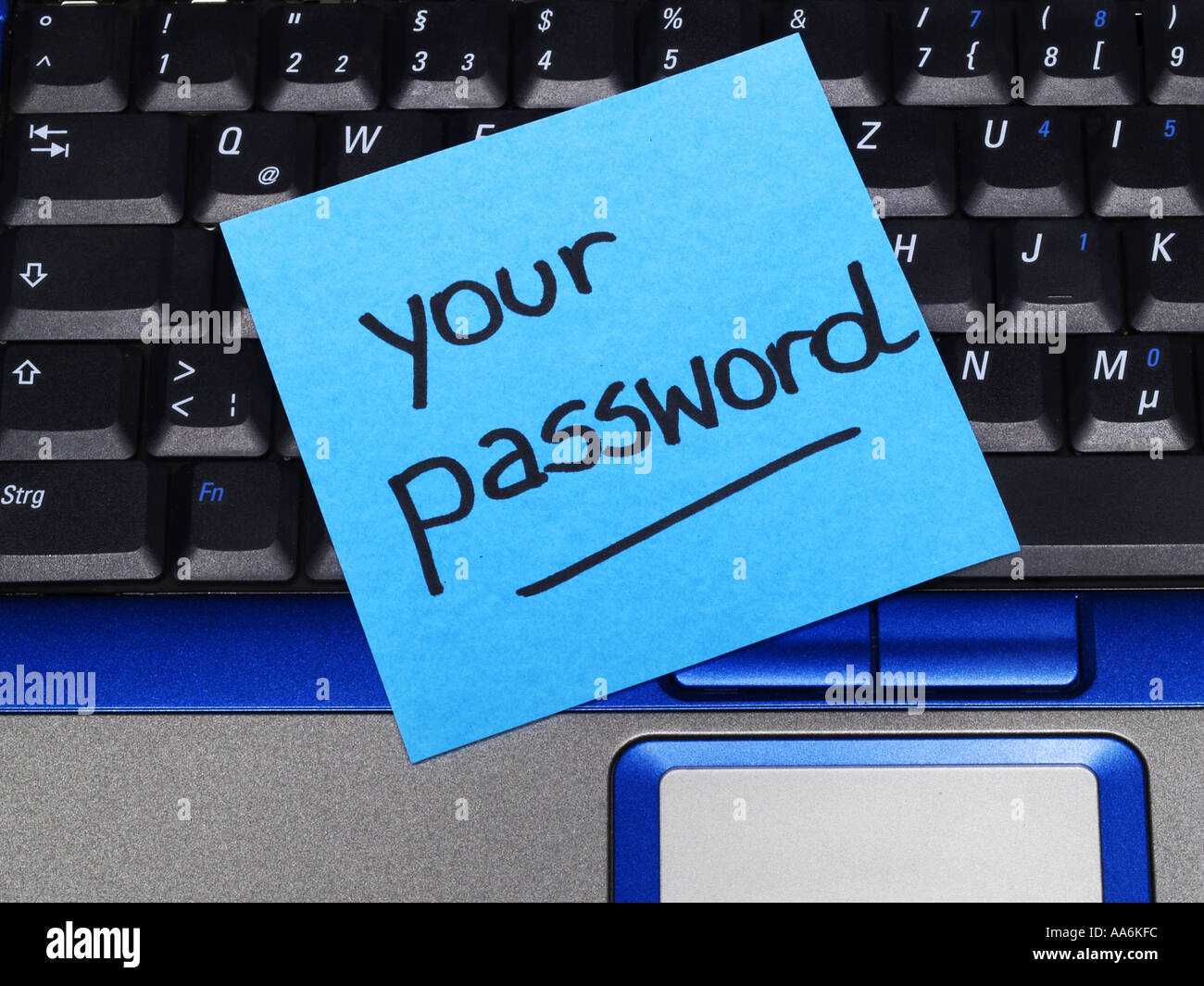 Password post it hi-res stock photography and images - Alamy