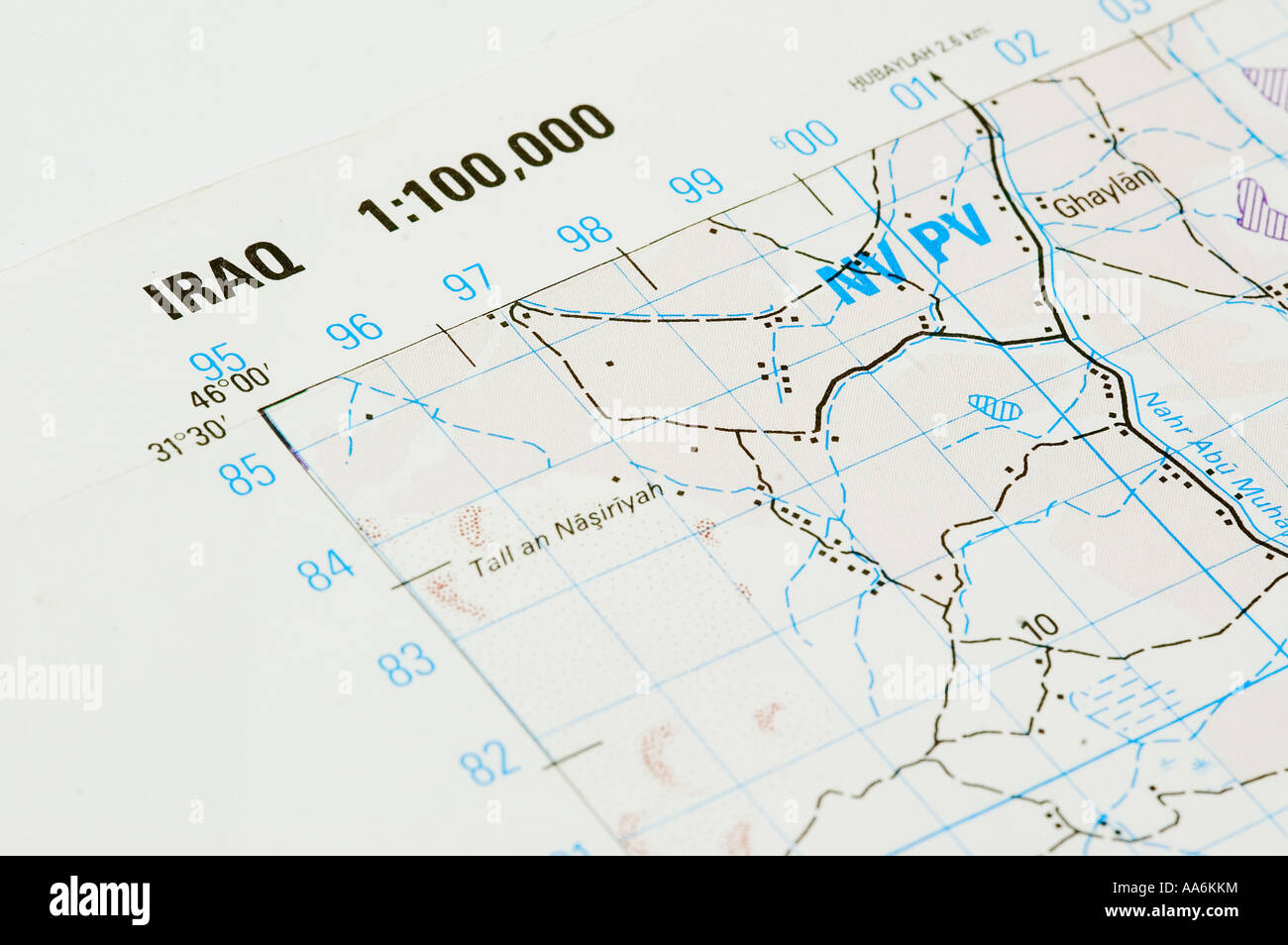a map of Iraq Stock Photo - Alamy