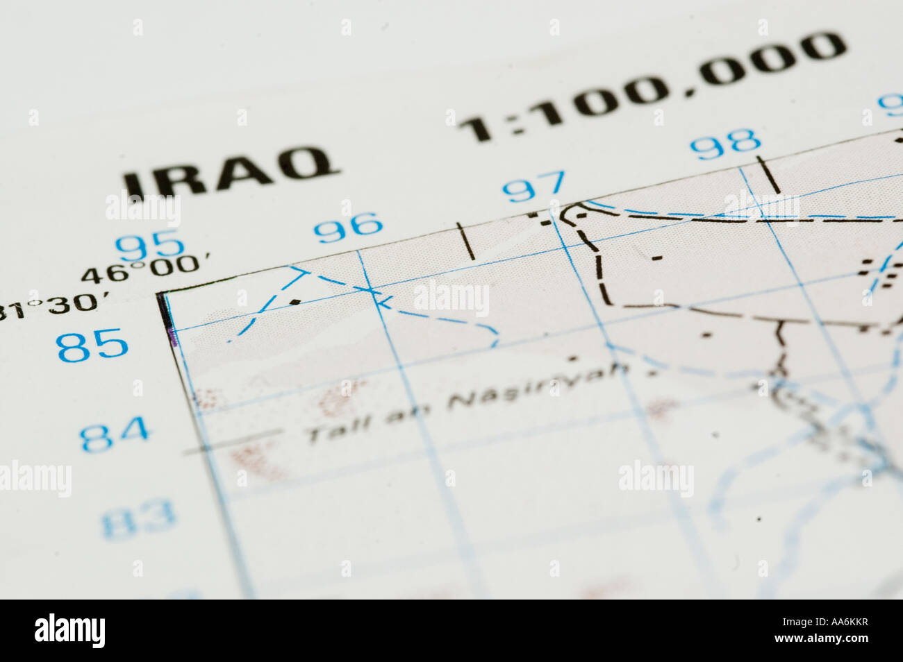 a map of Iraq Stock Photo - Alamy