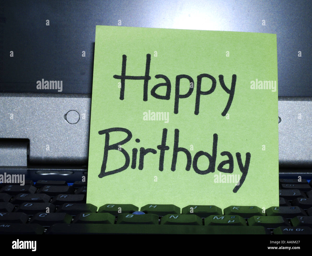 Happy birthday notice hi-res stock photography and images - Alamy