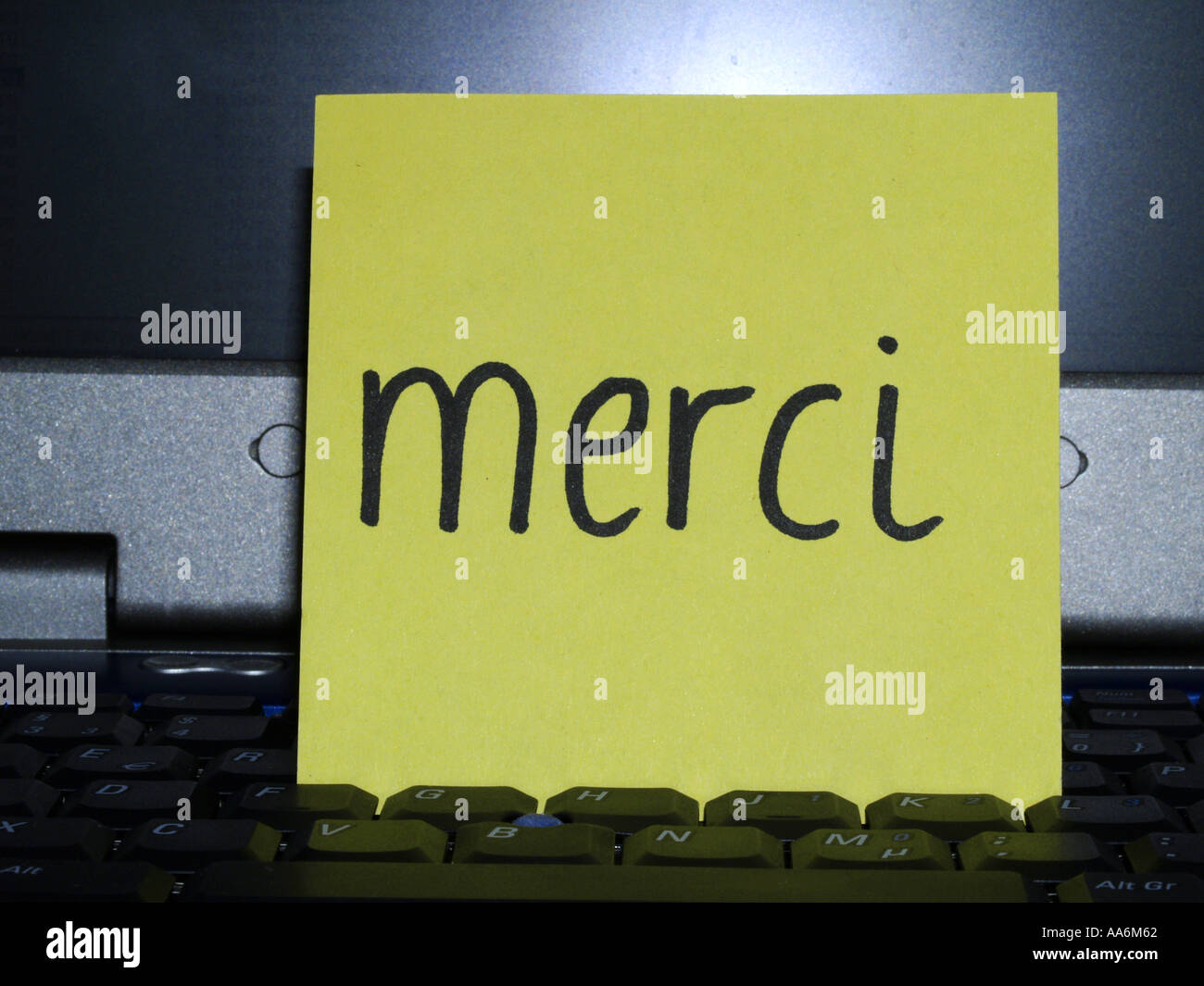 Thanks post it hi-res stock photography and images - Alamy