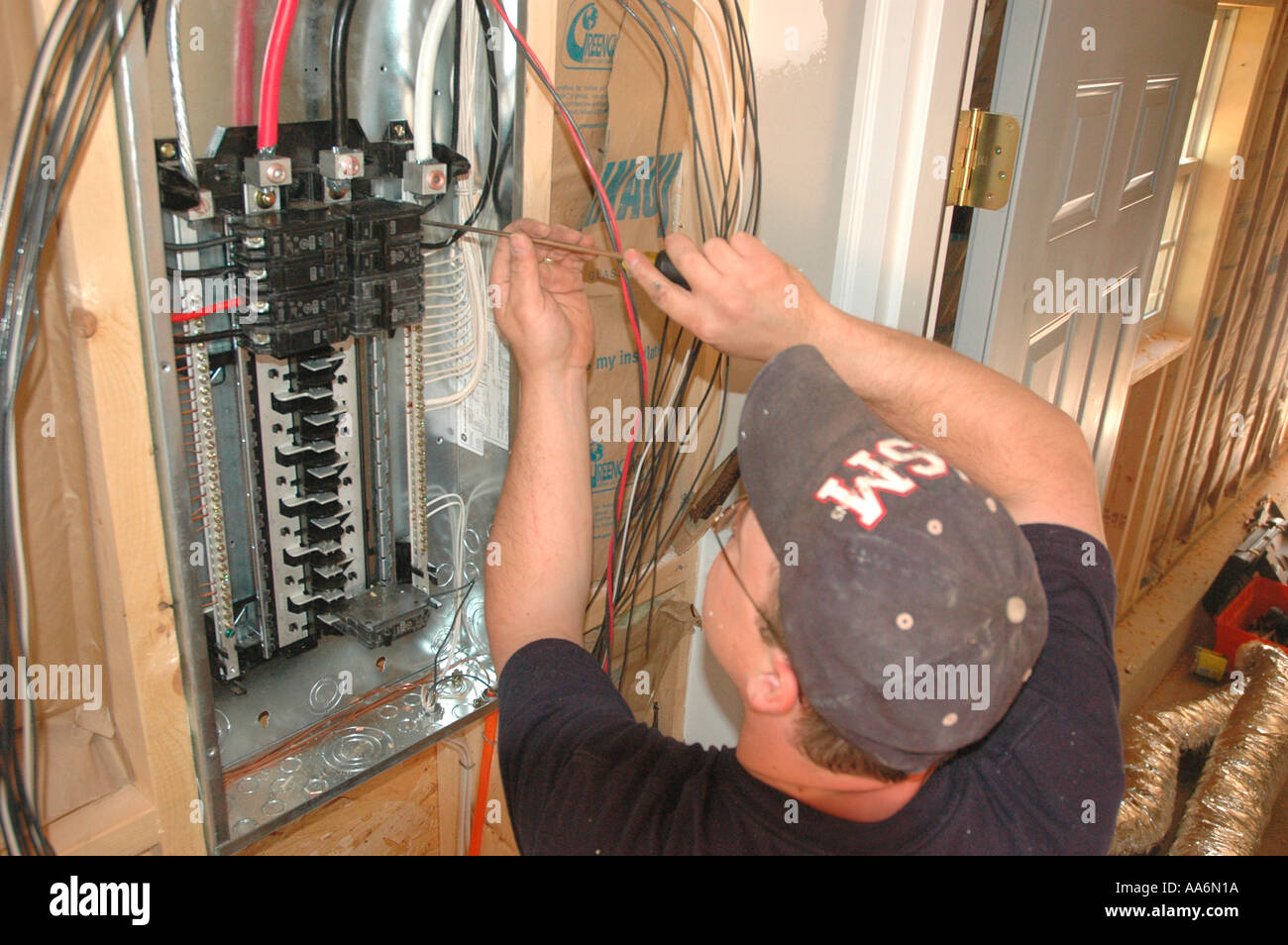 Installing ladders hi-res stock photography and images - Alamy