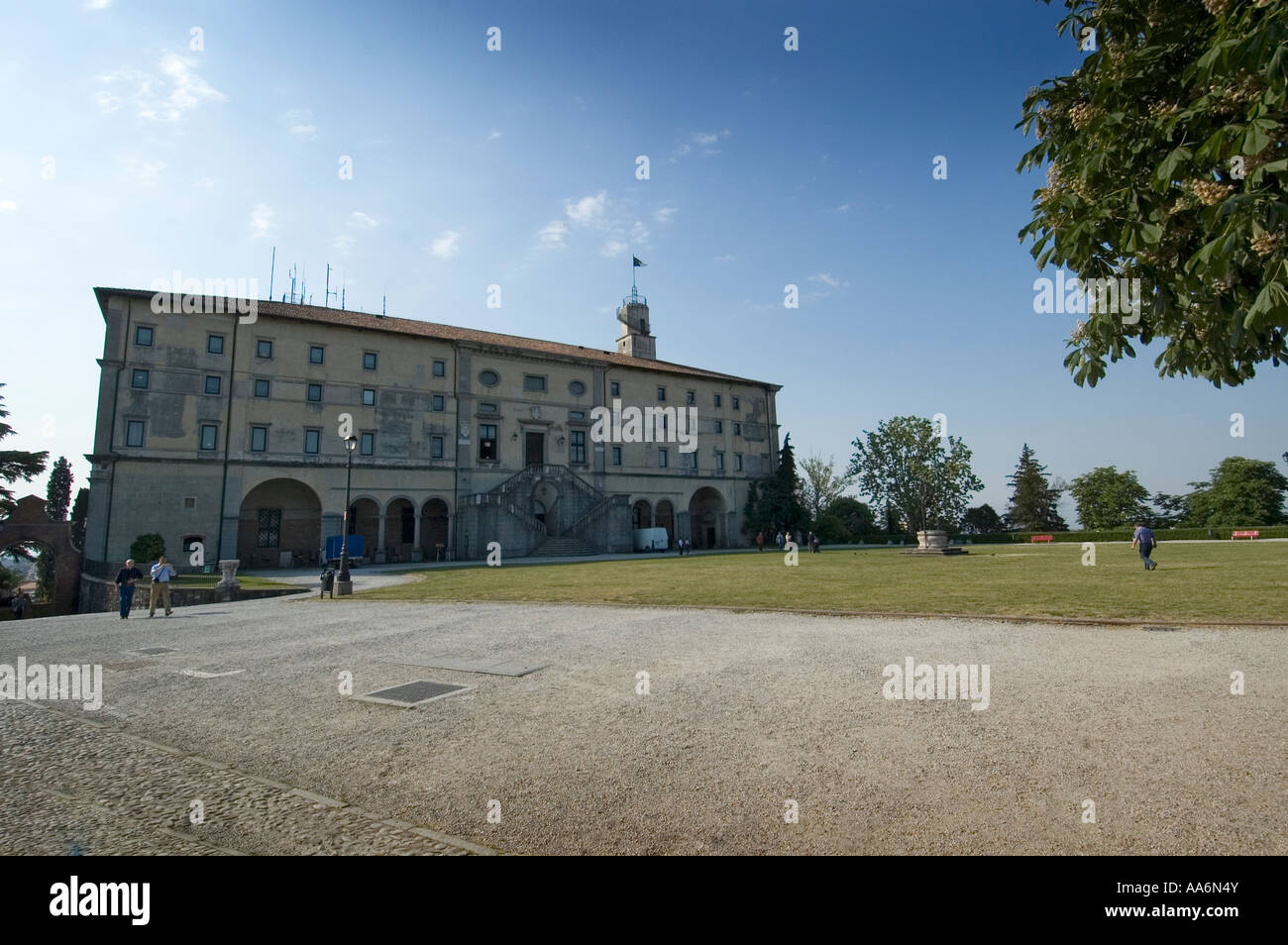 The castle of Udine Stock Photo - Alamy