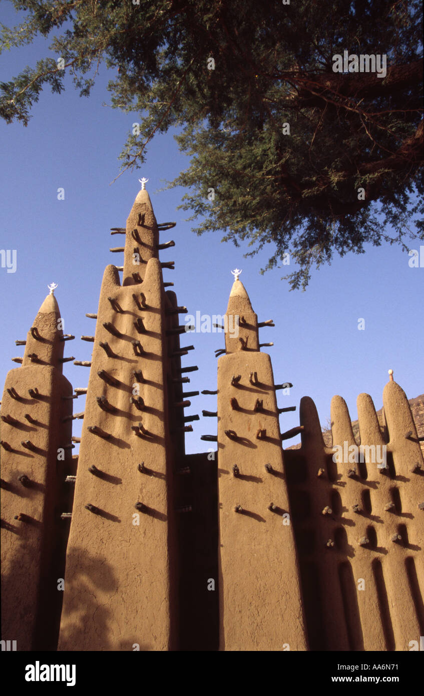 Adobe mosque - Kani Kombolé, MALI Stock Photo - Alamy