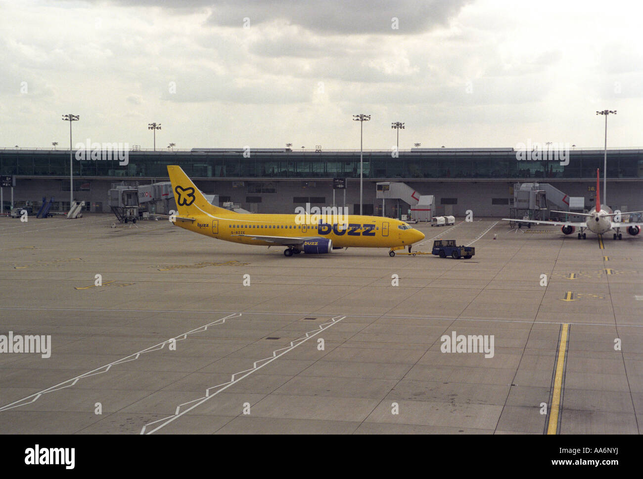 Buzz Airlines at Stanstead Airport in the UK Stock Photo - Alamy