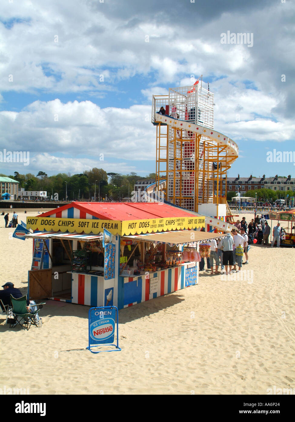 Fairground ride weymouth hi-res stock photography and images - Alamy