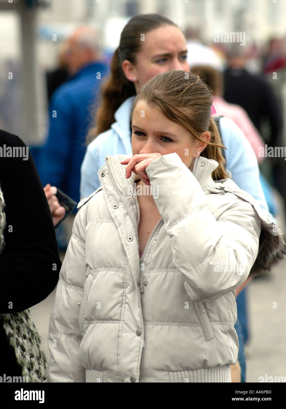 Wiping Nose With Hand