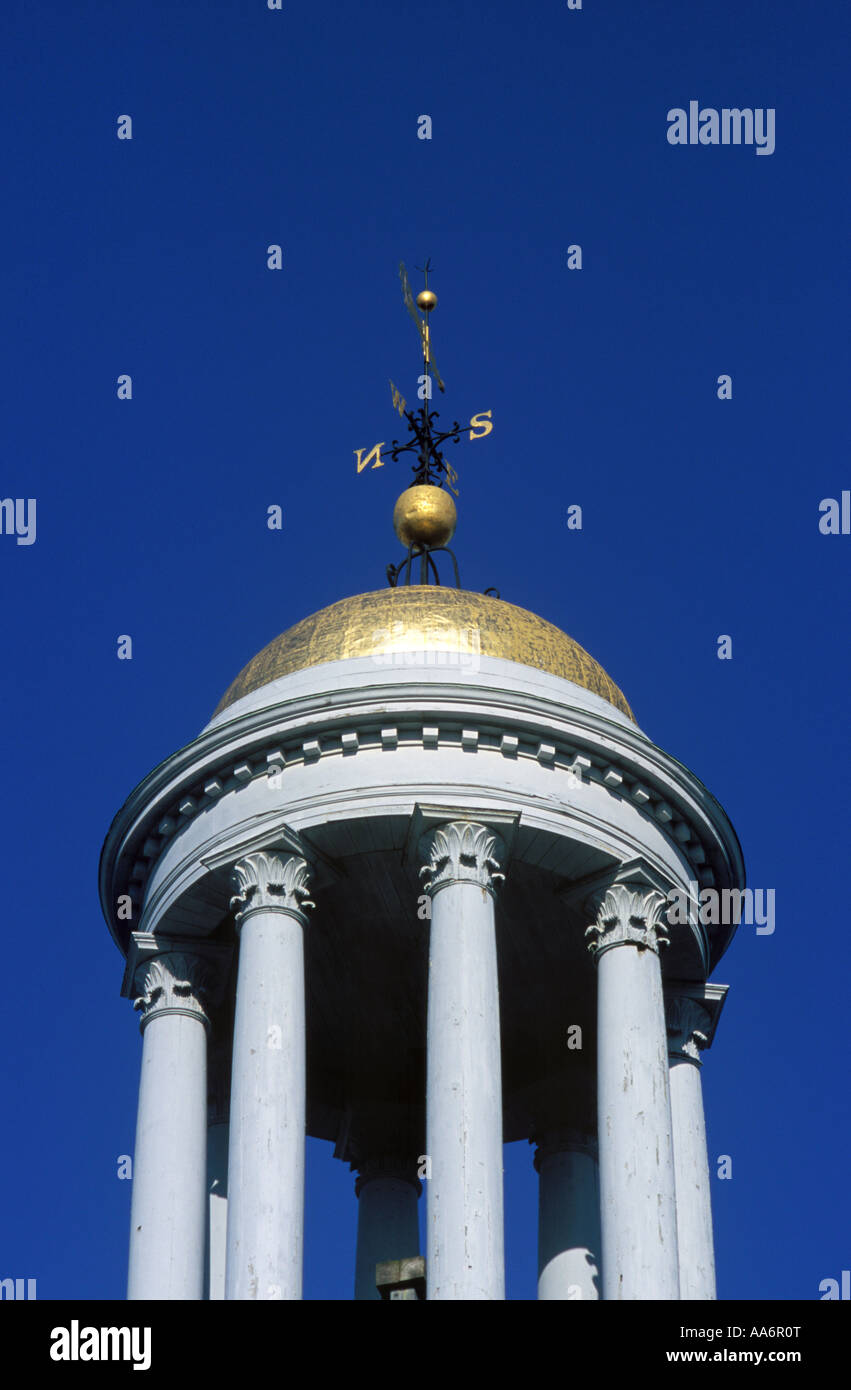 The clock and belltower at the United First Parish Church (Unitarian ...