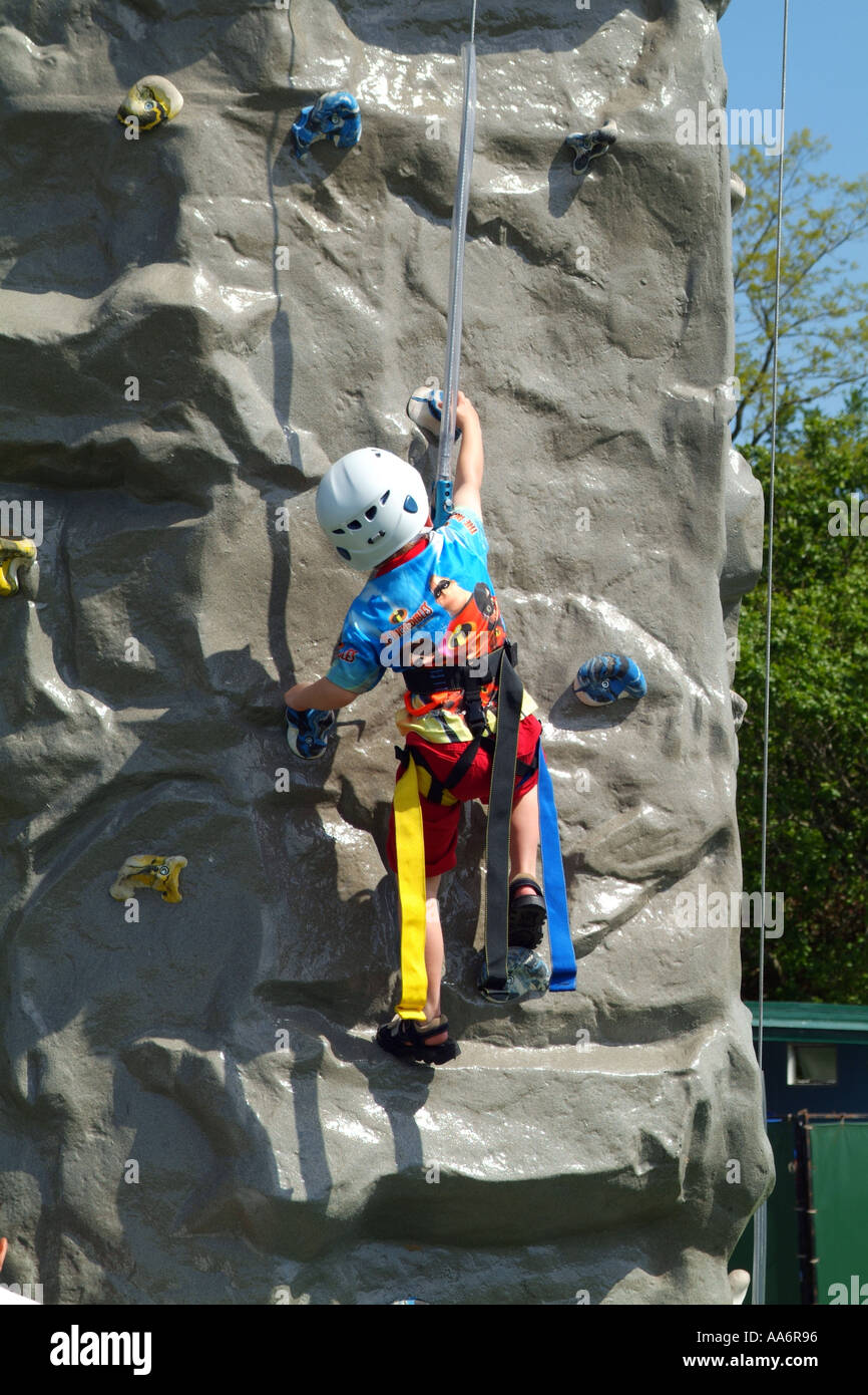 Plastic Rock Climbing frame for children Stock Photo - Alamy