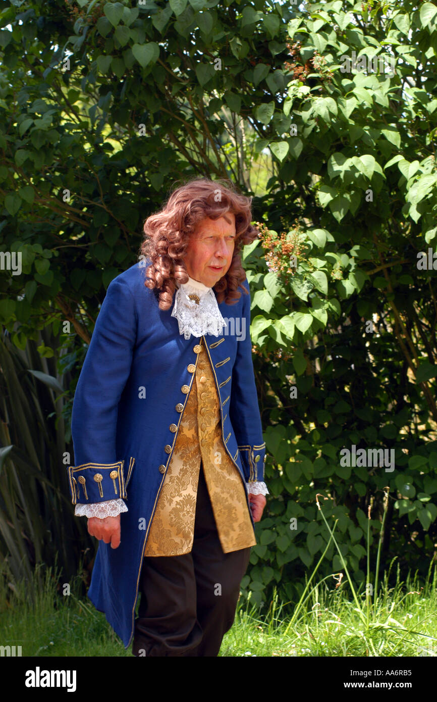 Adult male wearing an 18th century period costume Stock Photo - Alamy