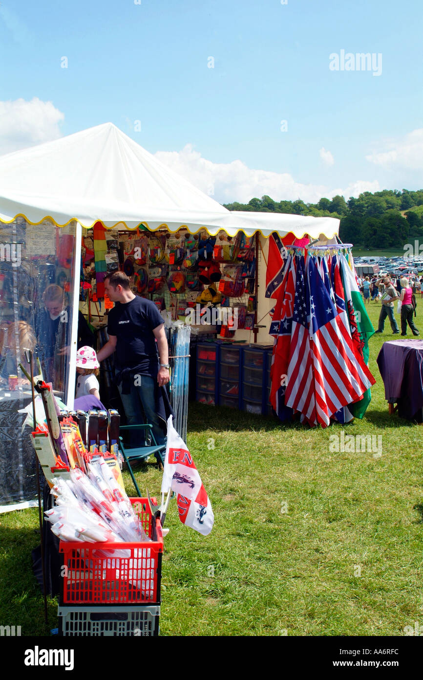 Flea Market stall selling flags Stock Photo - Alamy