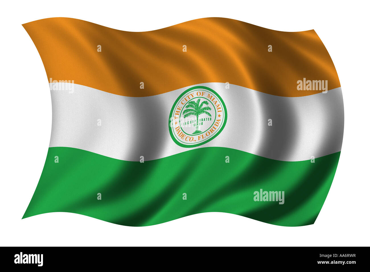 Flag of Miami Stock Photo - Alamy