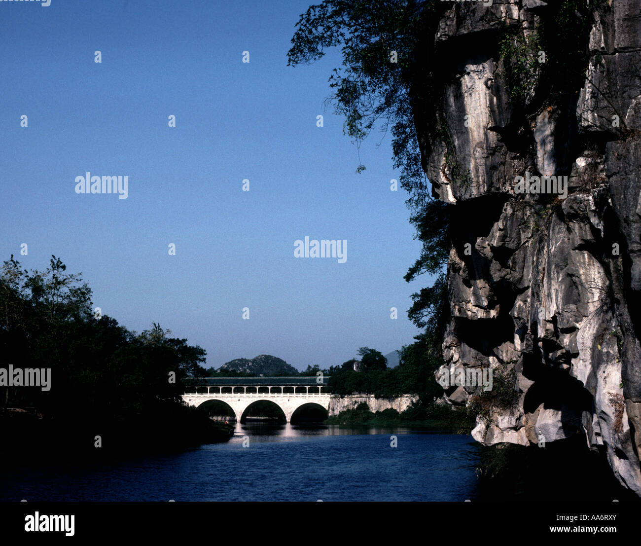 Huagiao Bridge in Guilin China Stock Photo - Alamy