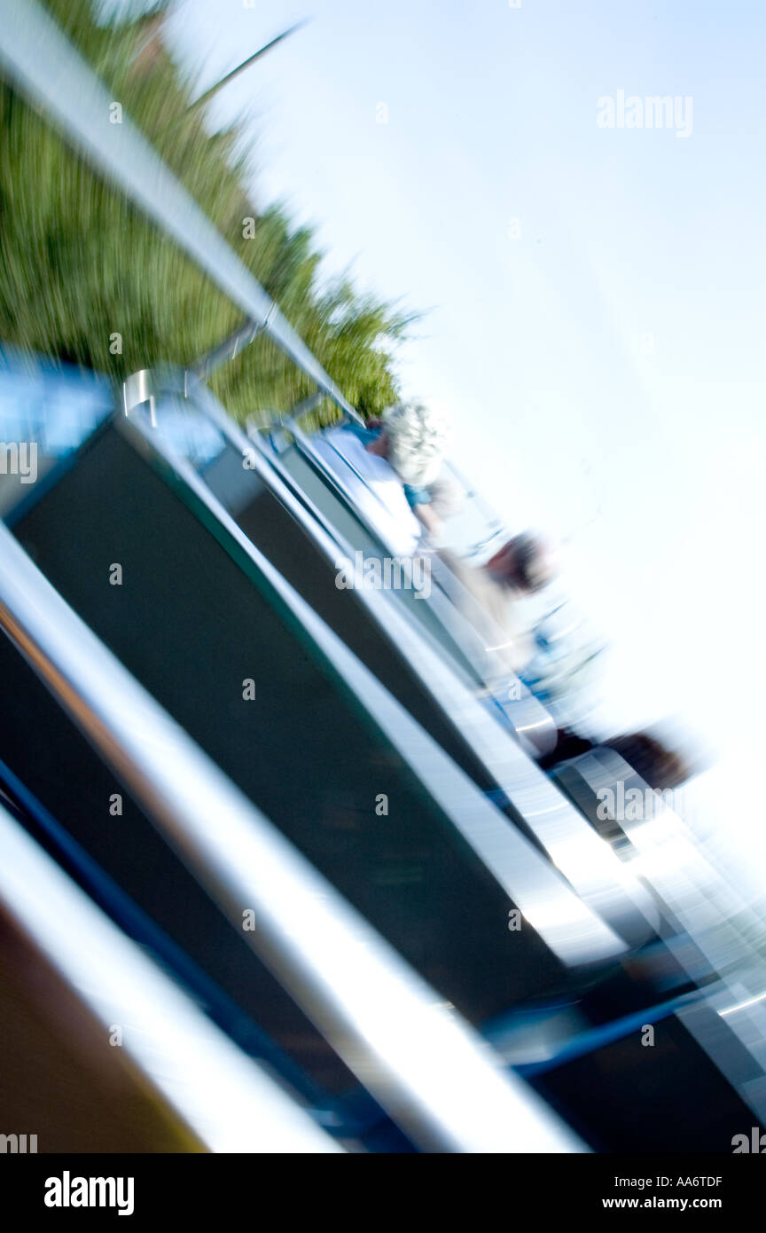 An open top bus ride in Devon Stock Photo - Alamy