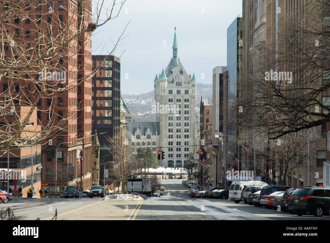 State Street in Albany New York Stock Photo - Alamy