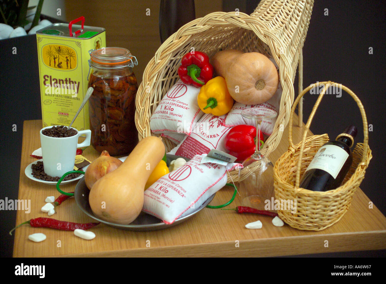 Restuarant food display Stock Photo - Alamy