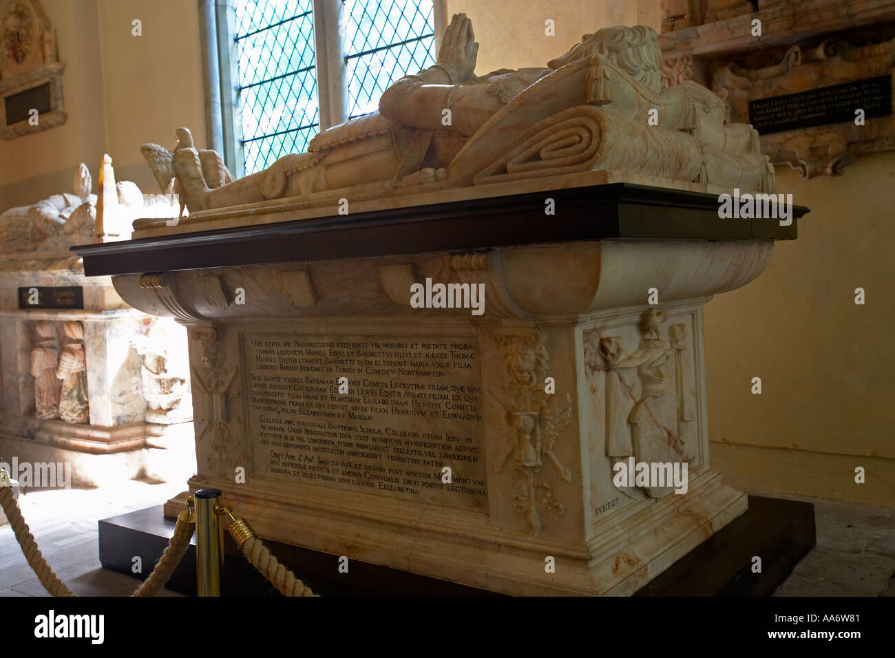 The Mansell Tomb in Margam Church, Margam Park, Port Talbot, Wales, UK ...