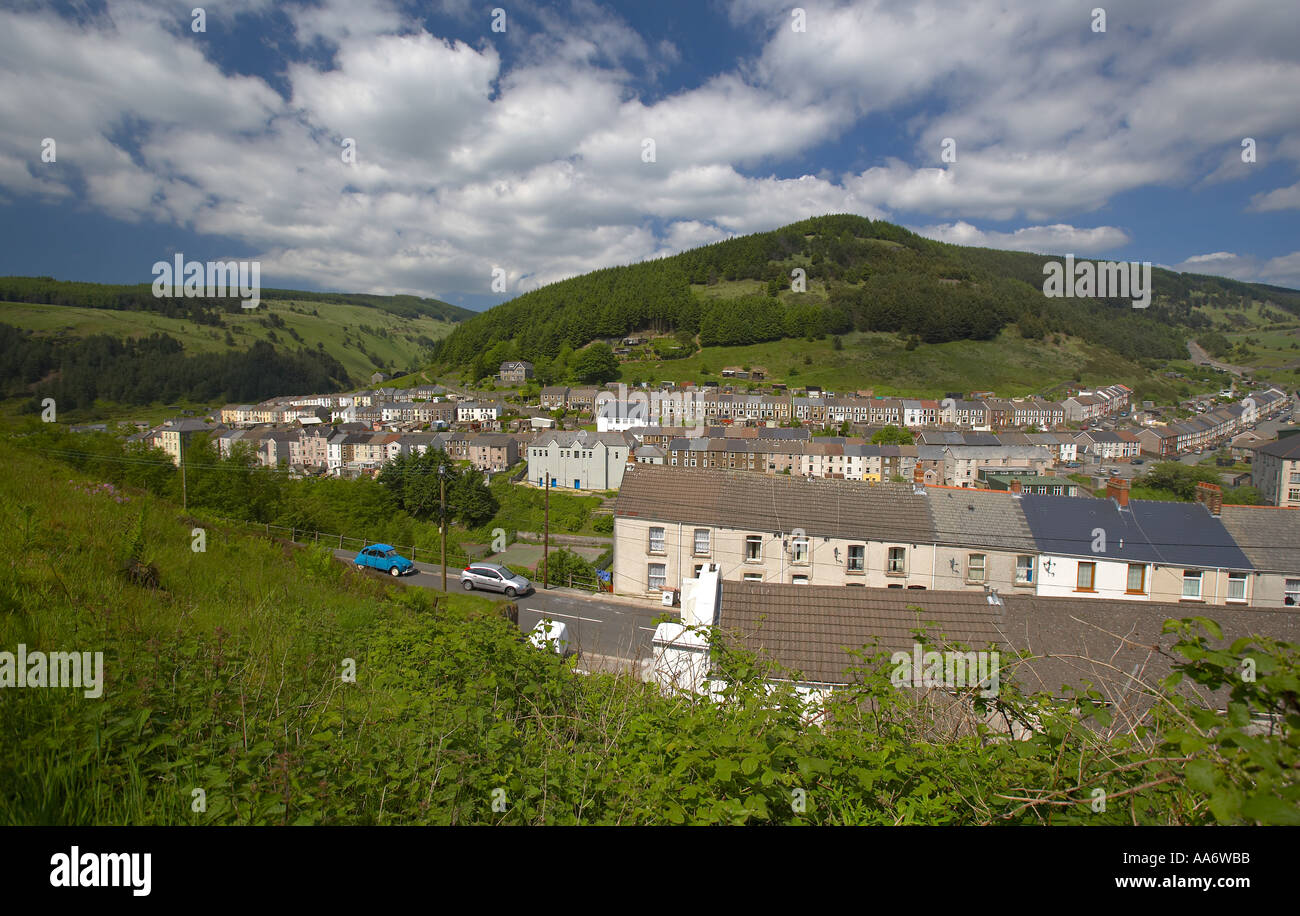 Welsh Village of Blaengwynfi, in the Afan Valley, South Wales, UK Stock ...
