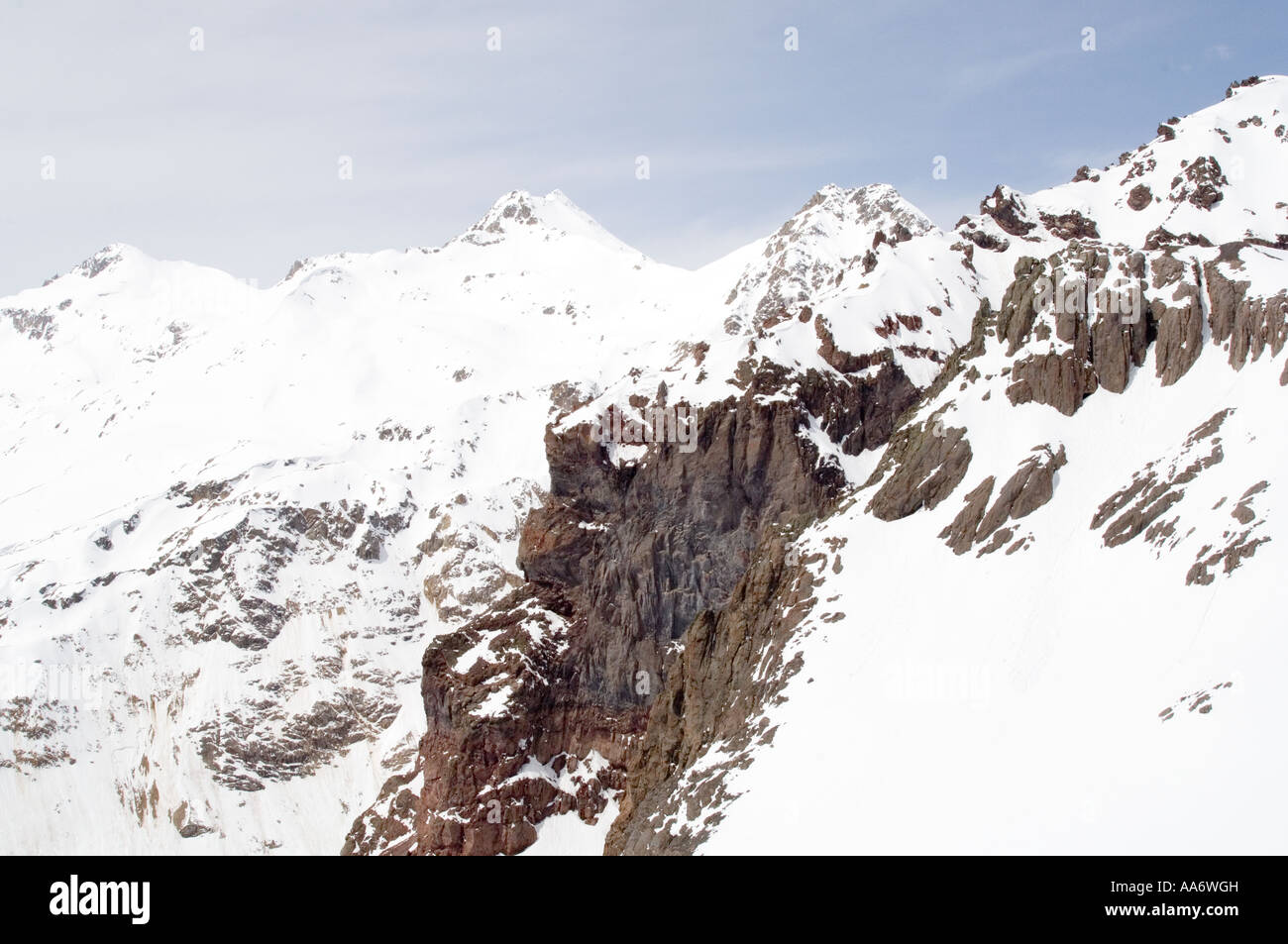 Scene from the Caucasus mountains in Southern Russia, this view from ...