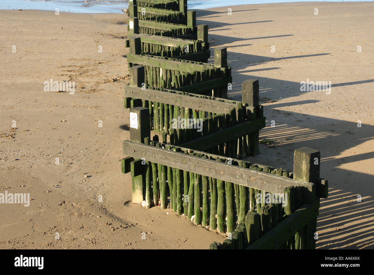 Beach Defences at Hunstanton Norfolk Stock Photo - Alamy