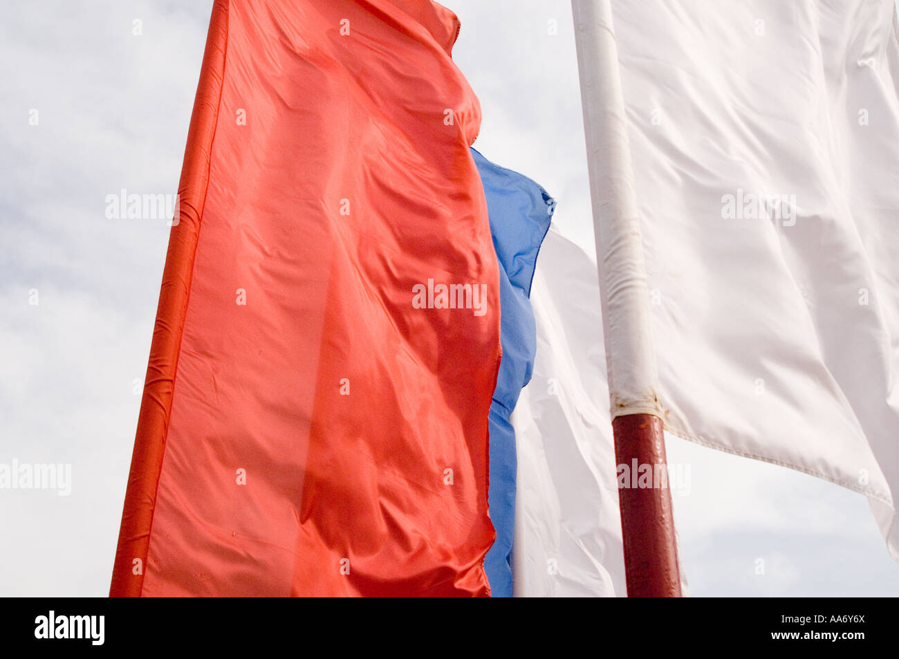 Russian flags in Kislovodsk Southern Russia Stock Photo - Alamy