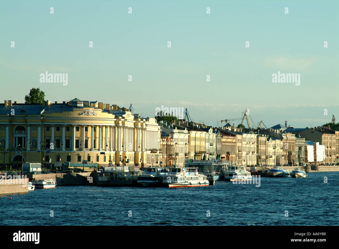 Palace Embankment St Petersburg Russia Stock Photo - Alamy