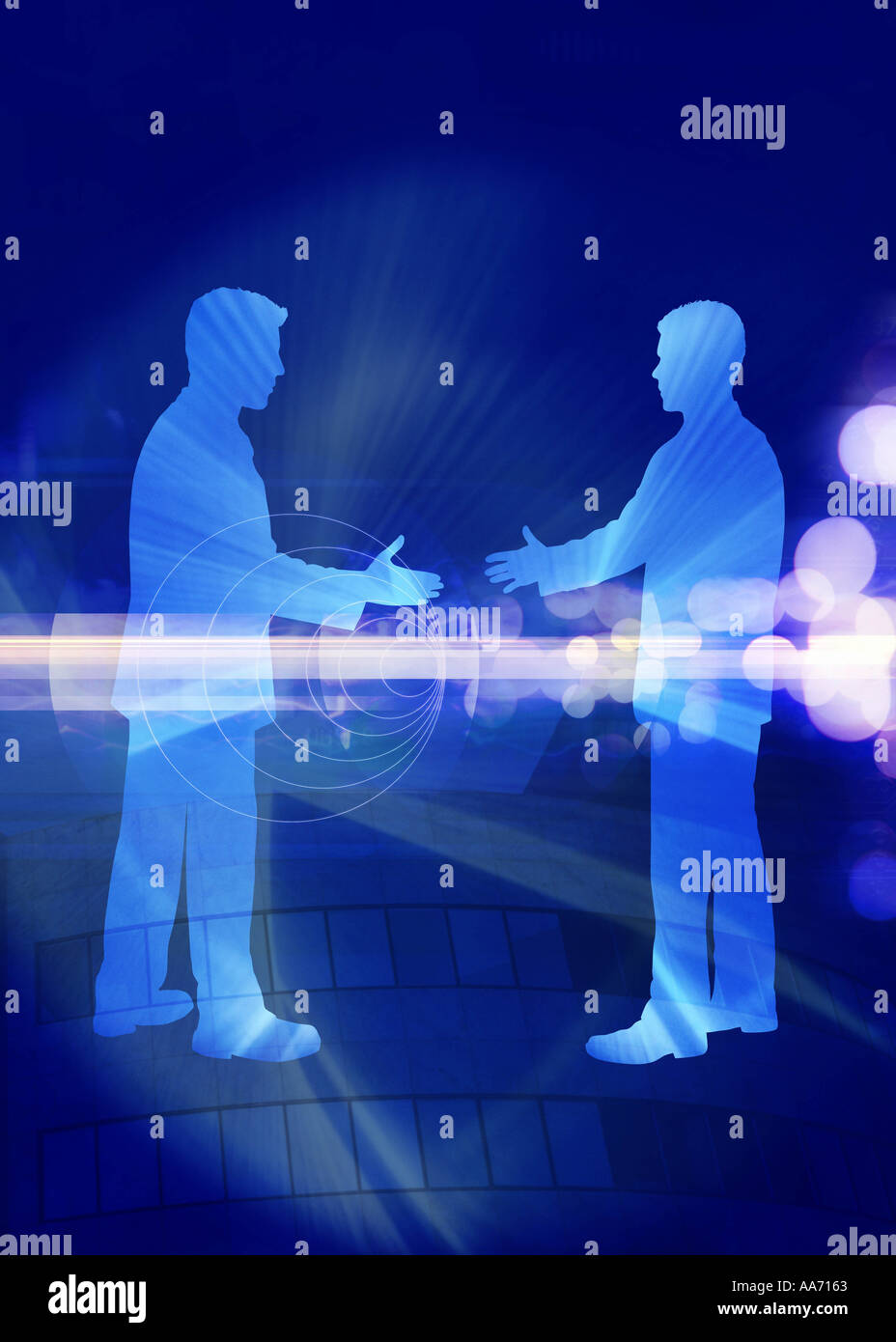 Dynamic handshake hi-res stock photography and images - Alamy